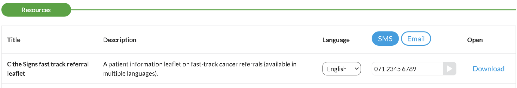 C the Signs Clinical Guide (SystmOne)